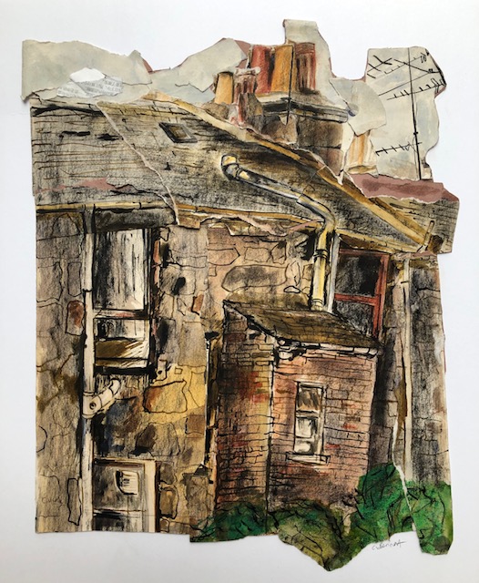Glasgow Tenement by Caroline Bennett – The Wee Art Studio
